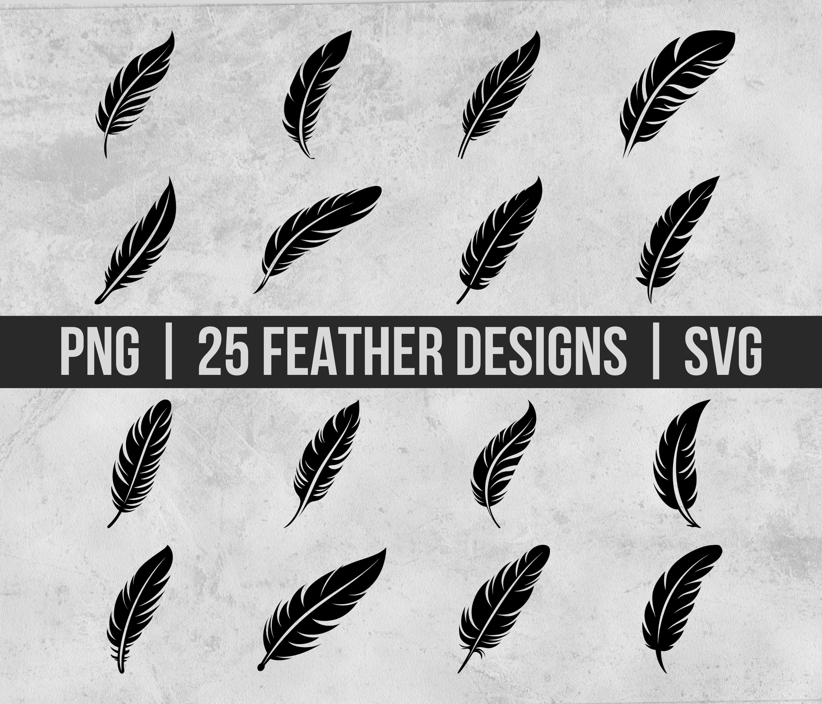 Feather SVG Birds Feather SVG Feather Clipart Svgfeather - Etsy