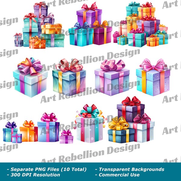 Gift Box Clip Art - 60+ Gift Ideas for 2024