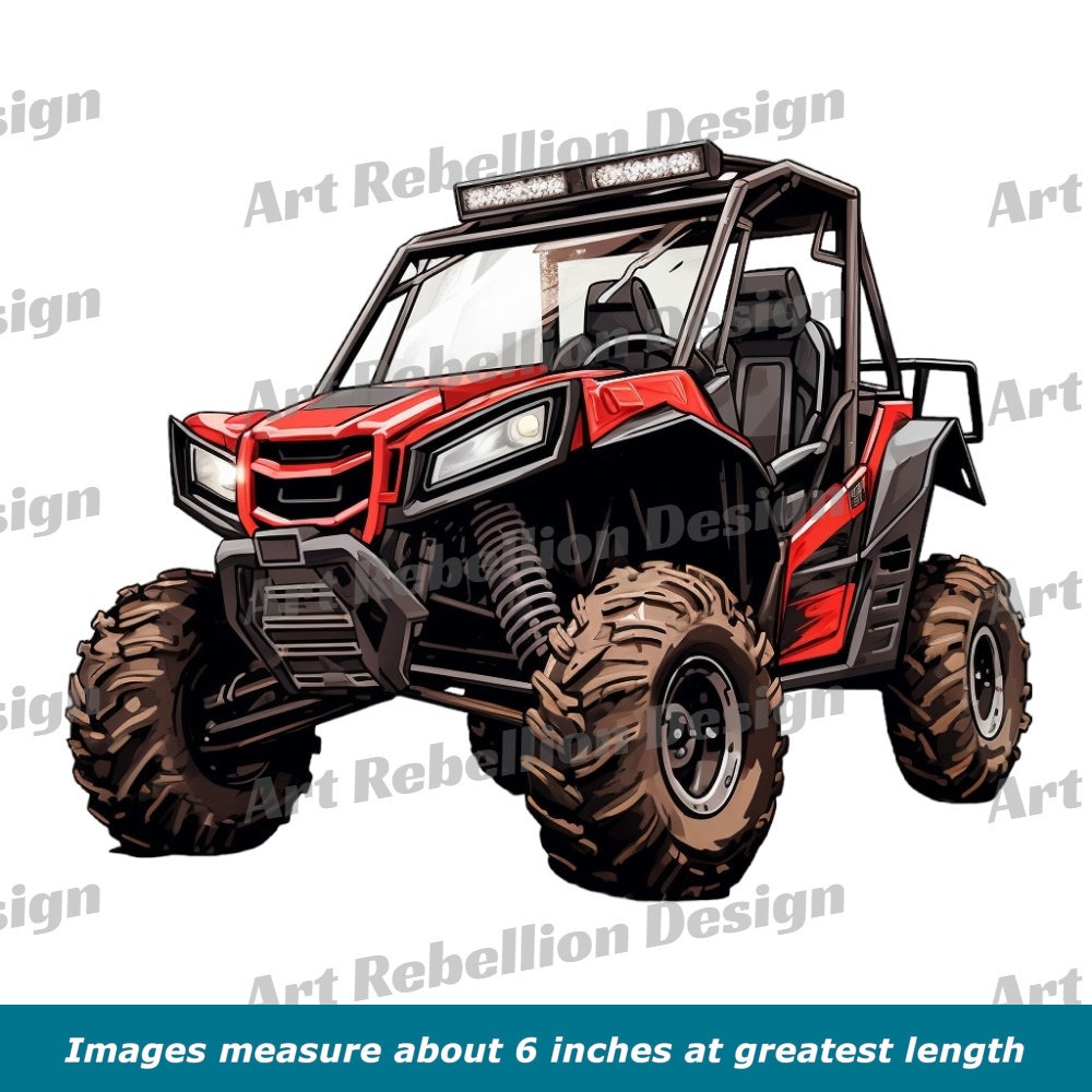 UTV Clipart – Colorful Off-road Vehicle PNG Images (commercial Use) - Etsy