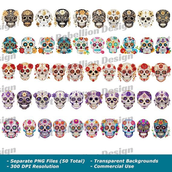 Sugar Skull Clip Art