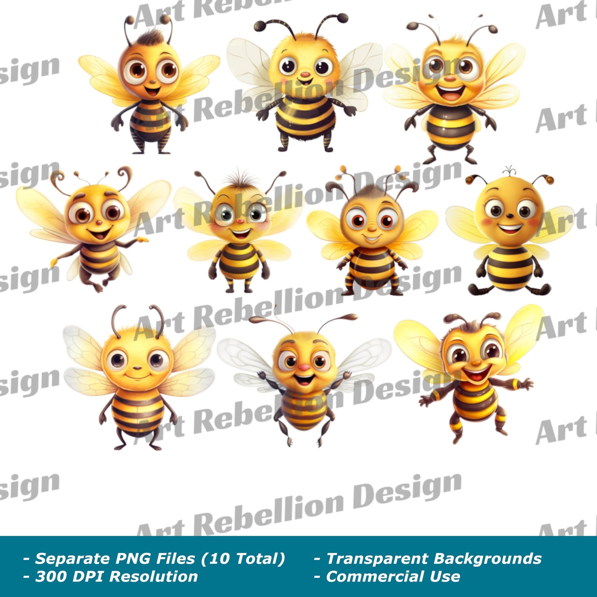Buzzing Bee Clip Art