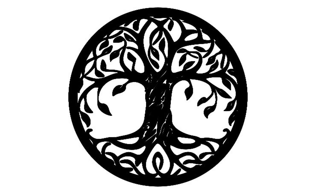 Tree of Life Roots Scroll Dxf File Download, Cnc Plasma, Cnc Router ...