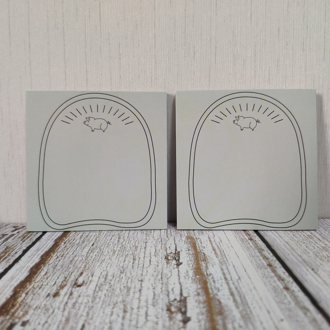 Pig Sticky Notes Cute Stationery Office Accessories - Etsy