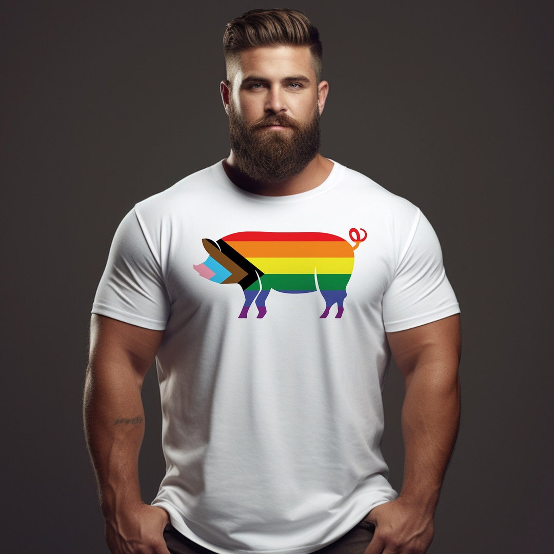 Pride Pig Tee A Bold Blurring of the Lines Between LGBTQ Sexuality ...