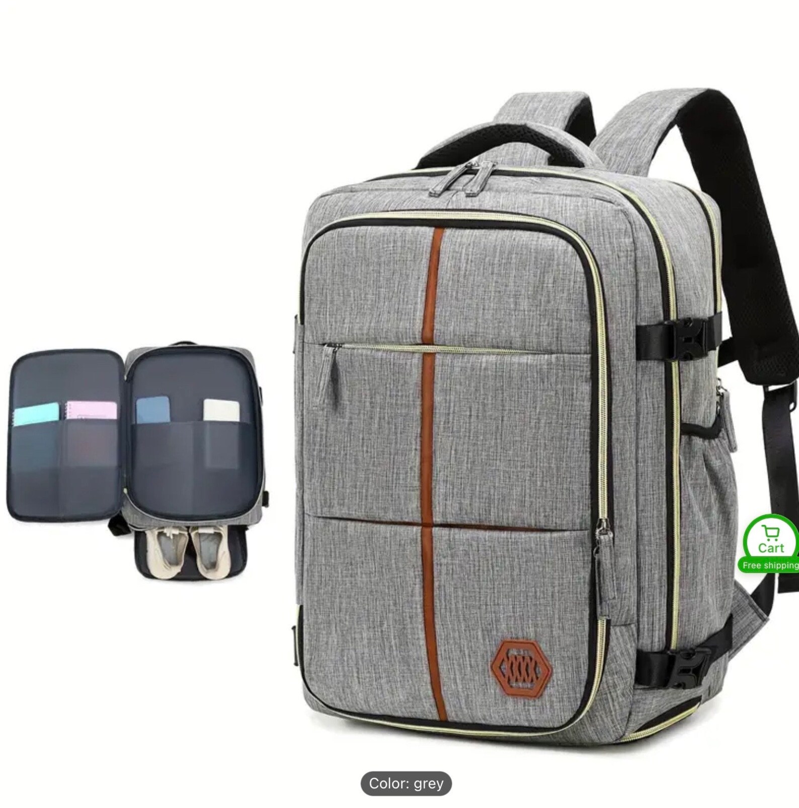 Multifunctional Travel Backpack, Airline-approved Laptop Schoolbag ...