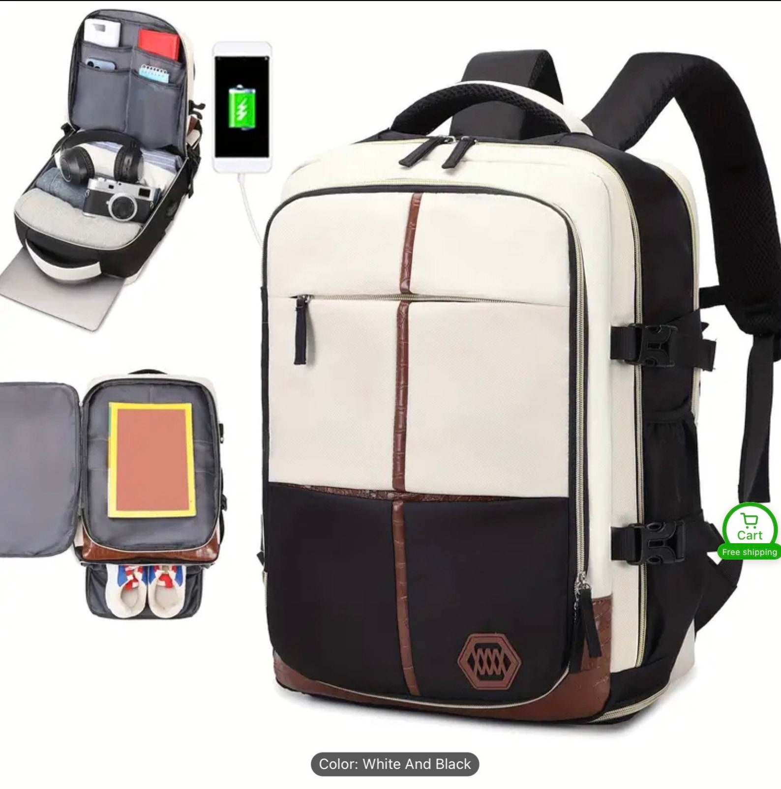 Multifunctional Travel Backpack, Airline-approved Laptop Schoolbag ...