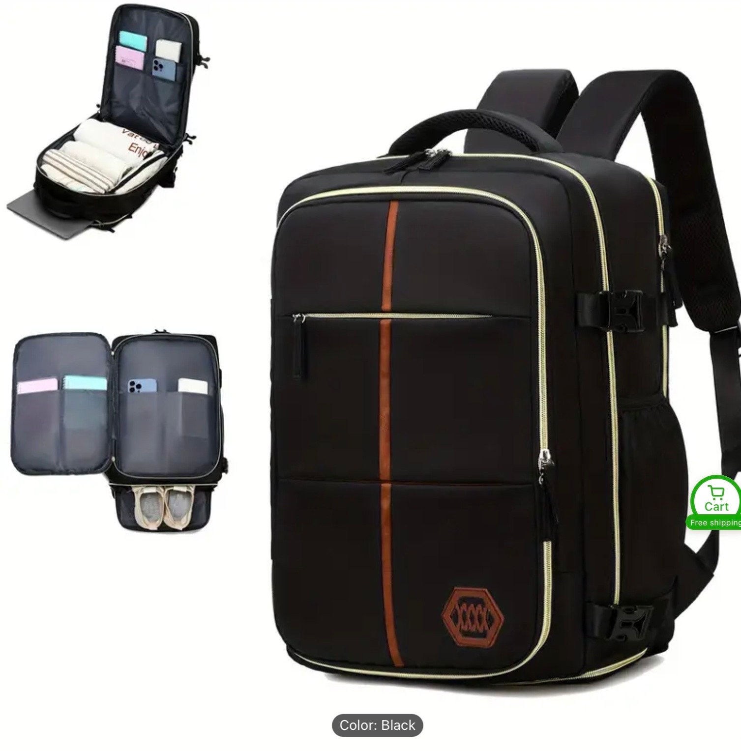Multifunctional Travel Backpack, Airline-approved Laptop Schoolbag ...