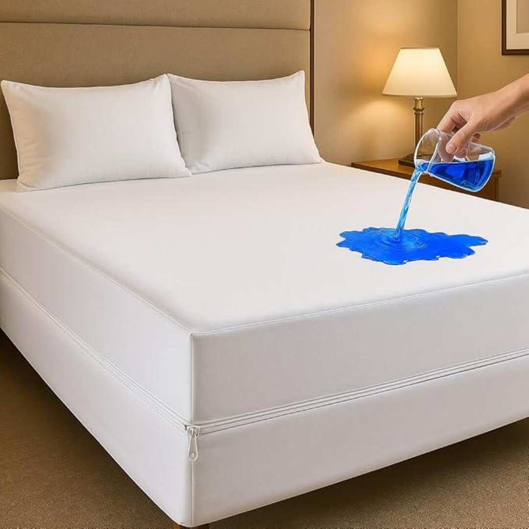 Waterproof Zippered Mattress Encasement: Dust & Bed Bug Protection - Etsy