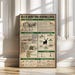 Deer Hunting Knowledge Poster, Deer Anatomy Print Hunter Guide, Deer ...