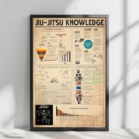 Jiu-jitsu Art Poster - Etsy