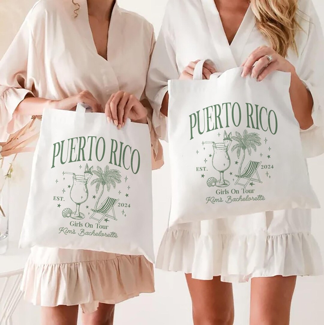 Beach Club Tote Destination Wedding Welcome Totes Bridesmaid Tote ...