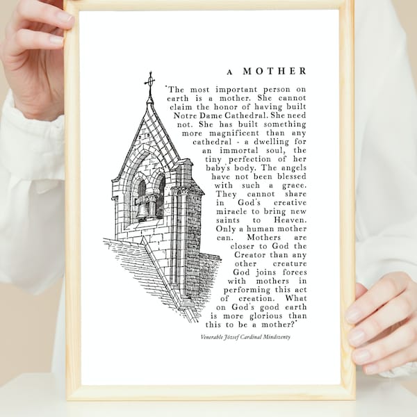 Catholic Mothers Day Printable - Etsy