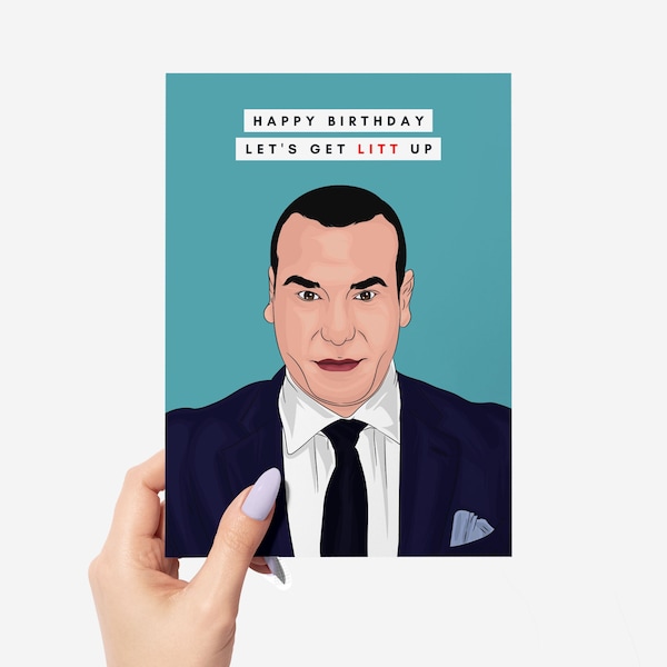 Louis Litt Birthday Card - Etsy