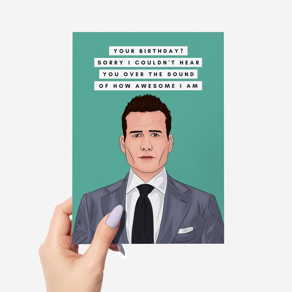Louis Litt Birthday Card - Etsy