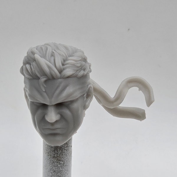 Metal Gear Solid Snake Head - Etsy