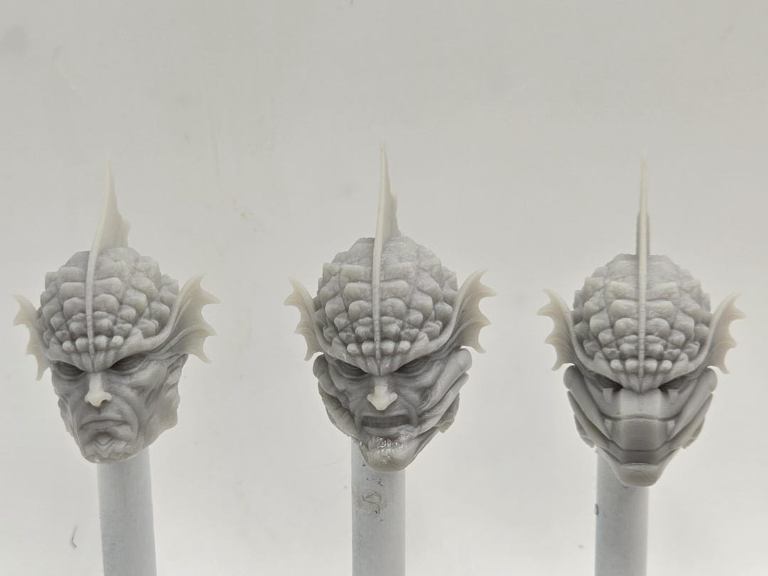 Custom 3d Printed Classified Legends Multiverse King Triton Head 1/12 1 ...