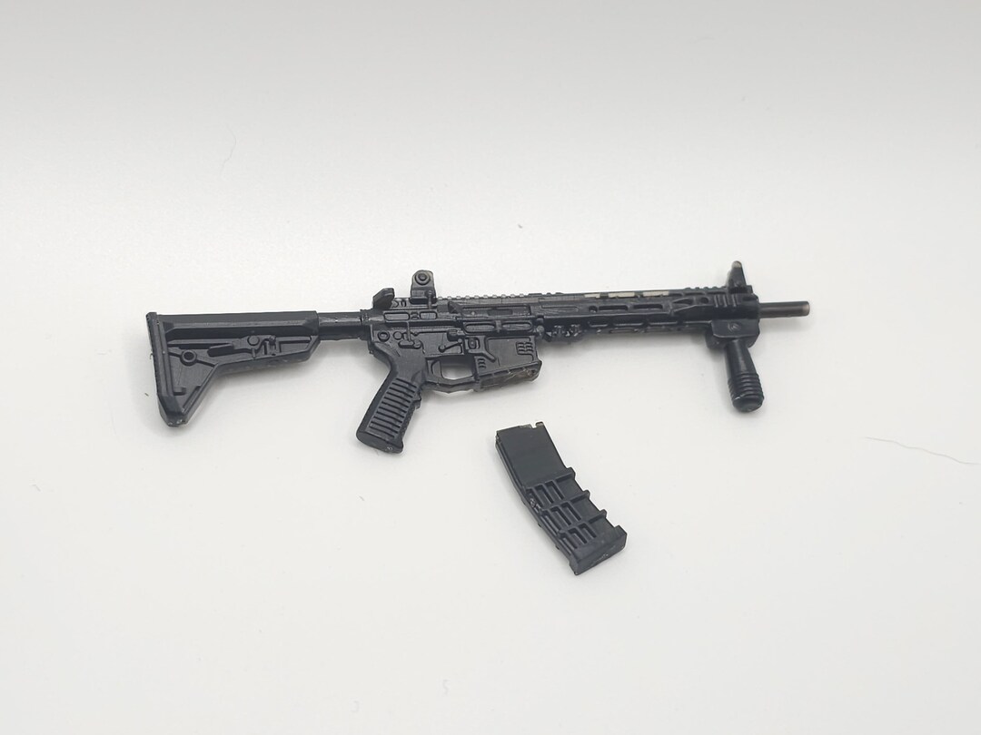 Custom 3d Printed Classified Legends Compatible Comic Multiverse Legends AR-15 M4 Machine Gun ...