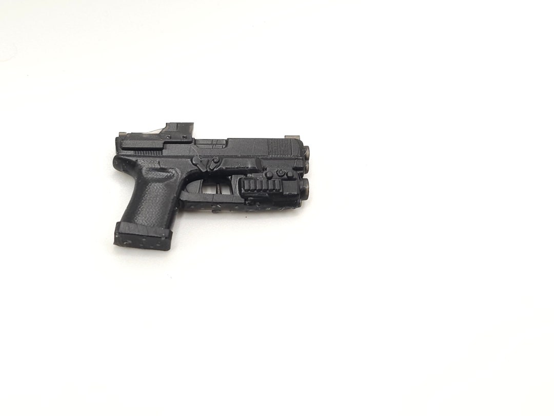 Custom 3d Printed G.I. Joe Classified Marvel Legends Pistol With Laser ...
