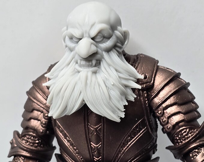 King Dorgar Ravenforge, Dwarf Head - Scaled for Mythic Legions 1.0 and ...