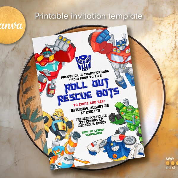 Transformers Party - Etsy