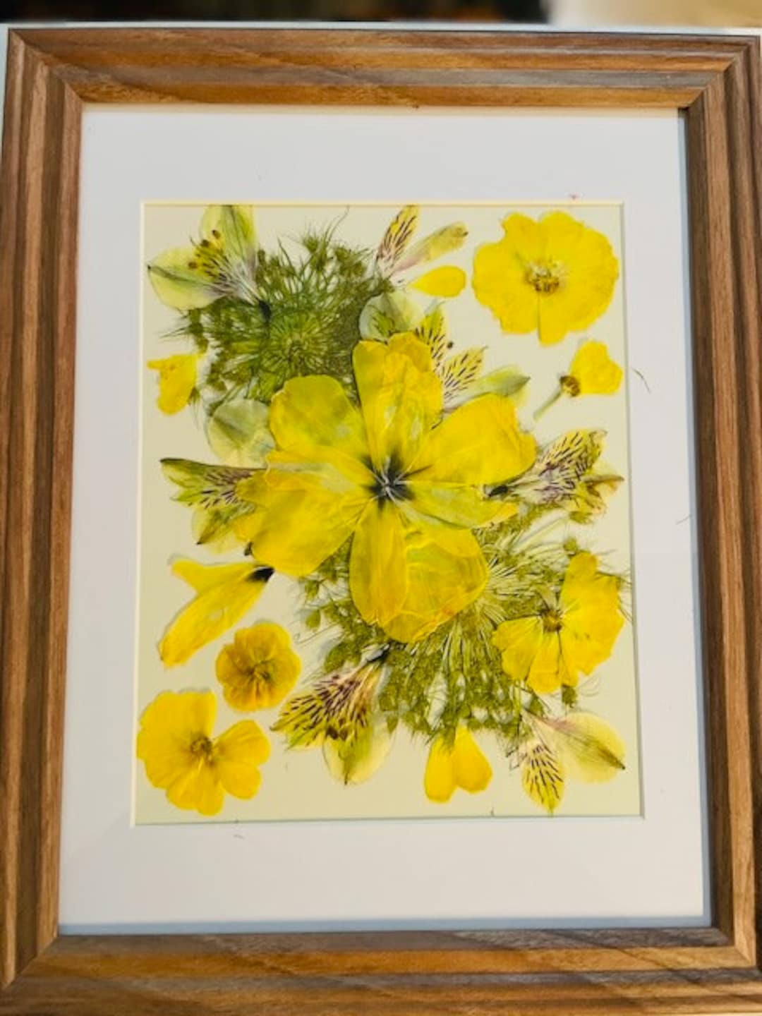 Pressed Floral Art / Pressed Flower Frame / Preserved Bouquets and ...