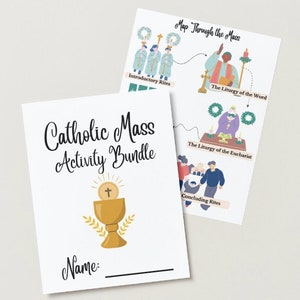 Catholic Mass Activity Bundle - Etsy