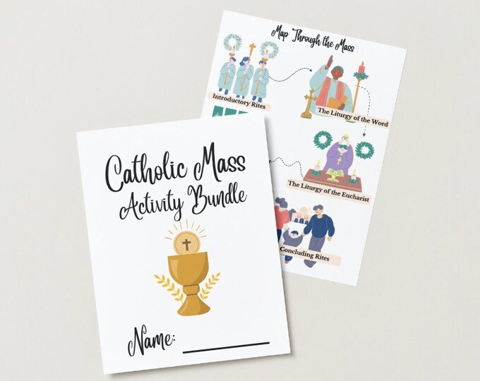 Catholic Mass Activity Bundle - Etsy