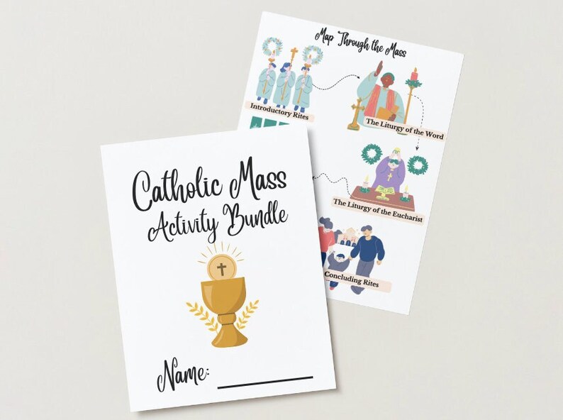 Catholic Mass Activity Bundle - Etsy