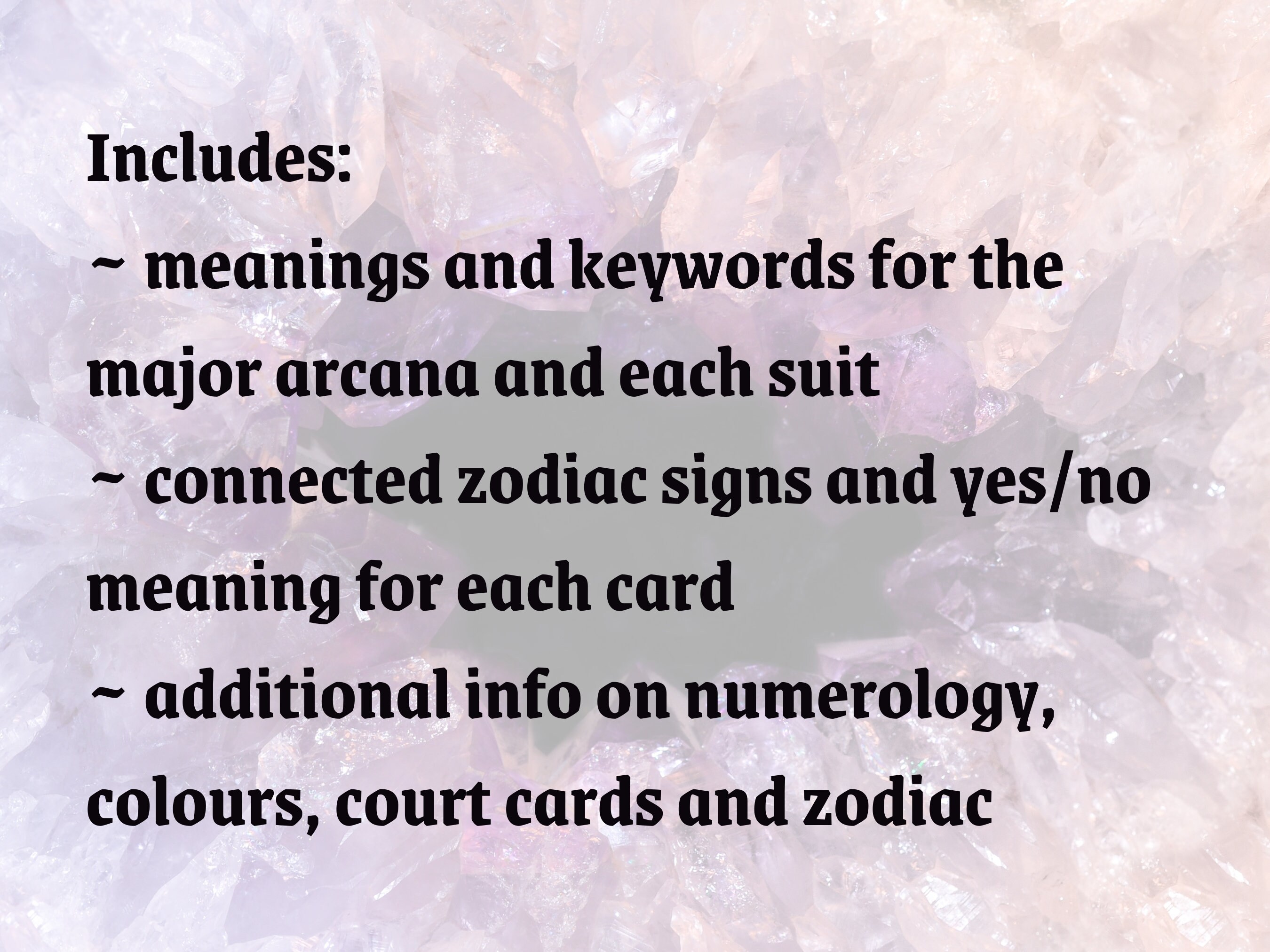 Easy Tarot Cheat Sheet Bundle Learn Tarot Guide, Tarot for Beginners ...