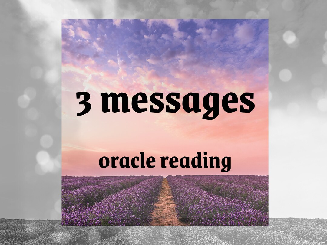 3 Messages Oracle Reading - What Do You Need to Know Right Now? - Etsy