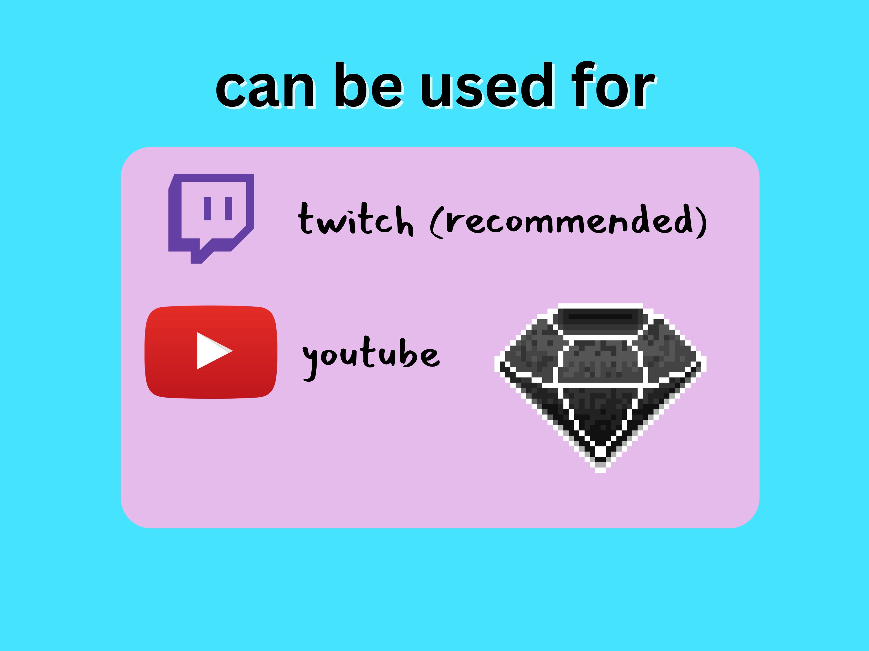 6 Diamond Designs in Retro 8-bit Pixel Art | Twitch Sub Badges | Pixel ...