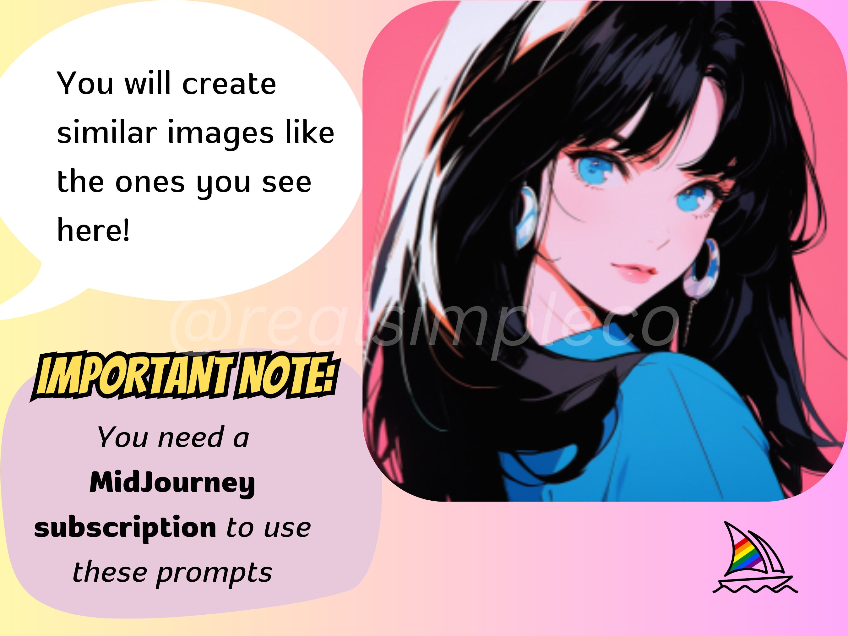 Anime Original Character AI Art Prompts for Profile Picture 3x Modern ...