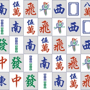 Mahjong SVG | Instant Download | Mahjong Pattern Tiles Clip Art ...