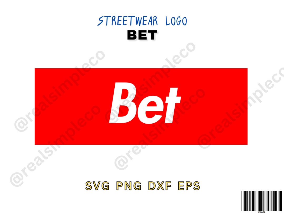Bet SVG Streetwear Logo Design Luxury Streetwear Logo - Etsy