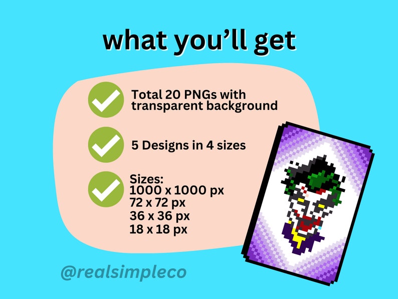 5 Playing Cards in Retro 8-bit Pixel Art | Twitch Sub Badges | Tier ...