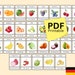 Fruits Flash Cards in German & English Bilingual | 29 Montessori Cards ...