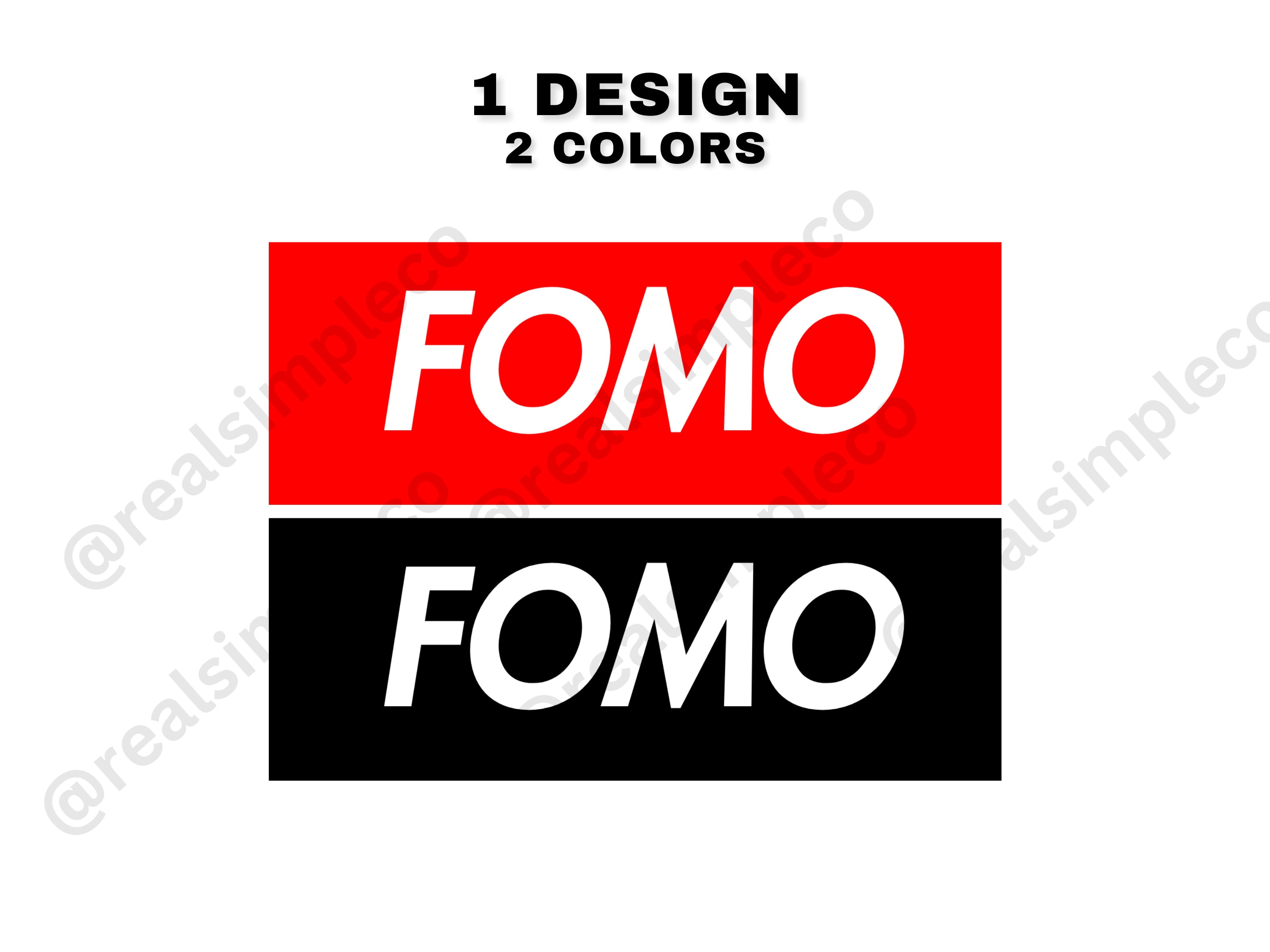 FOMO SVG Streetwear Logo Design Luxury Streetwear Logo - Etsy