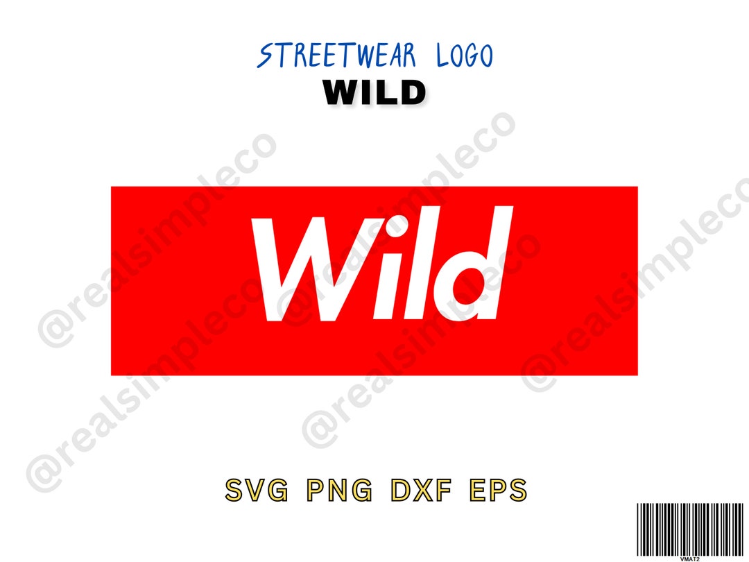 Wild SVG Streetwear Logo Design Luxury Streetwear Logo Inspired Icon ...