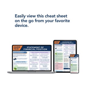 Accounting Cheat Sheet STATEMENT of FINANCIAL POSITION Balance Sheet ...