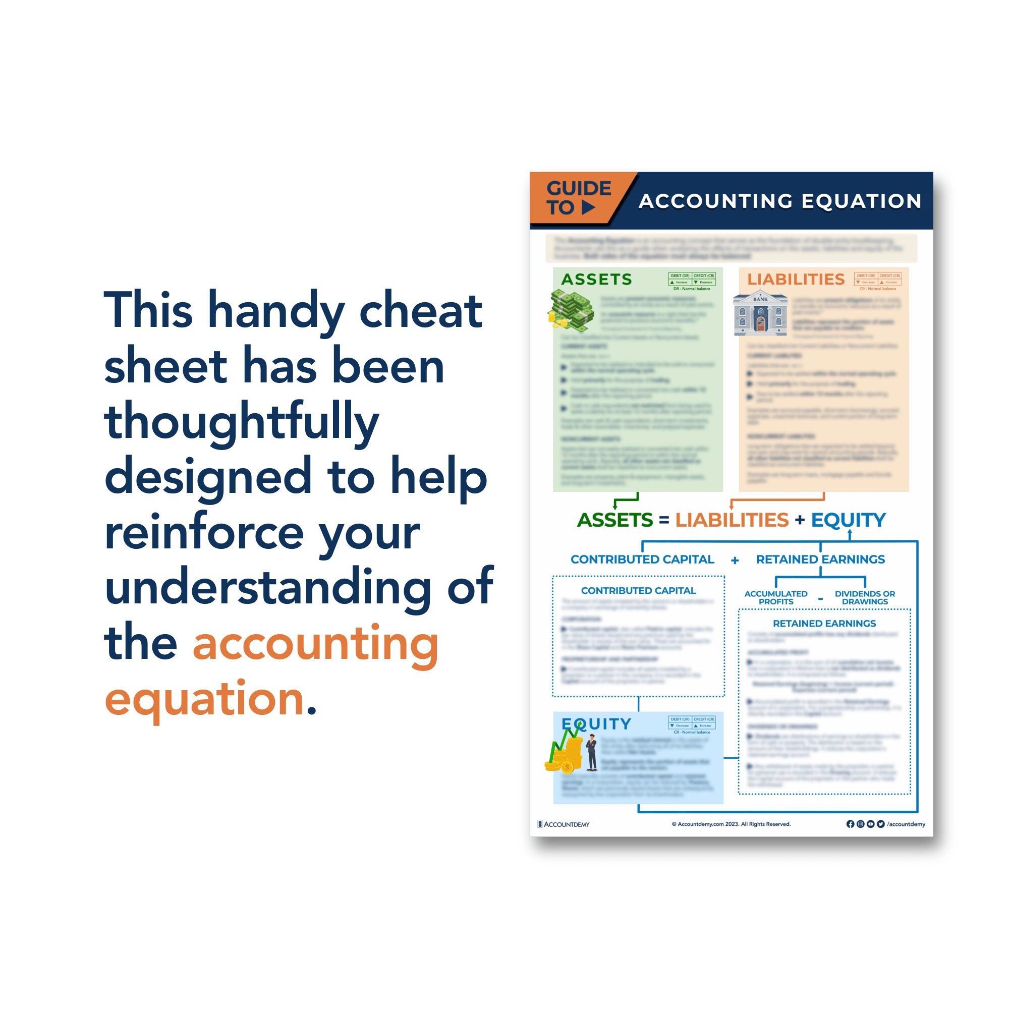 Accounting Cheat Sheet ACCOUNTING EQUATION Accountant Study Guide ...