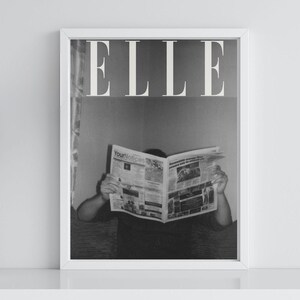Elle Magazine Print - Etsy