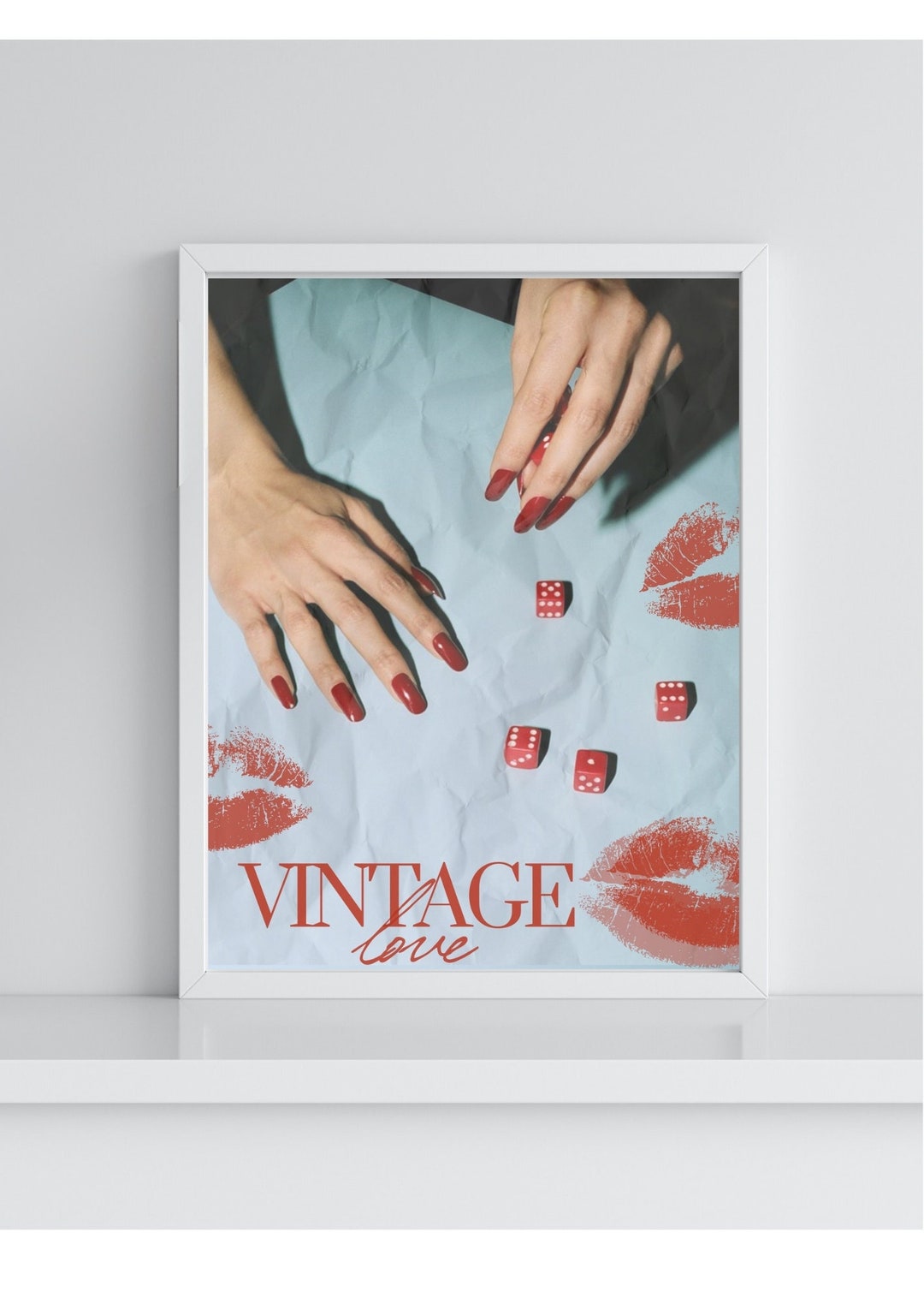 Vintage Love Print - Etsy