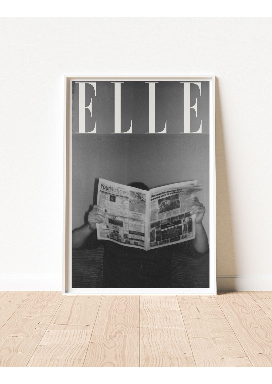 Elle Magazine Print - Etsy