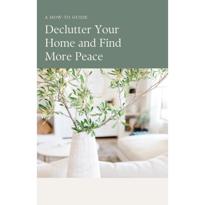 Guide for Decluttering - Etsy