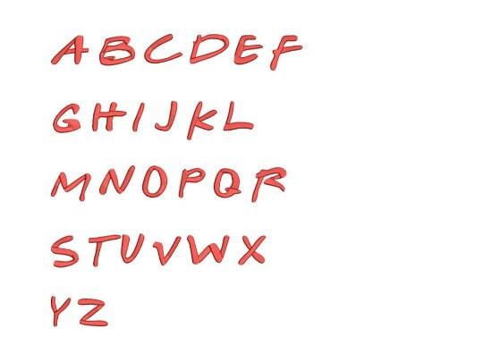 Gabriel Weiss Friends Font,pes,calligraphy Fonts,machine Embroidery ...