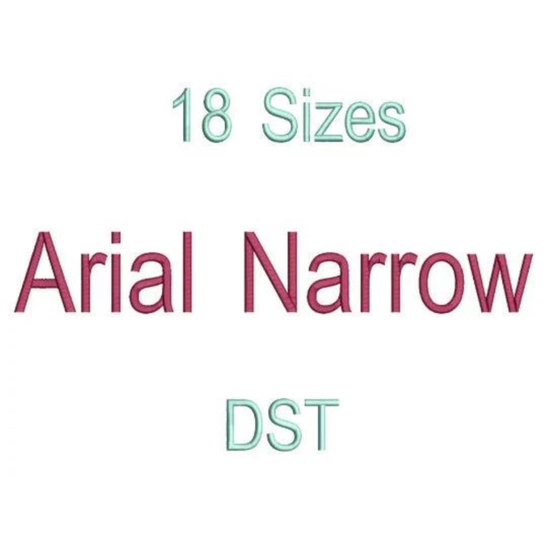 Arial Narrow Font,dst,calligraphy Fonts,machine Embroidery,embroidery ...
