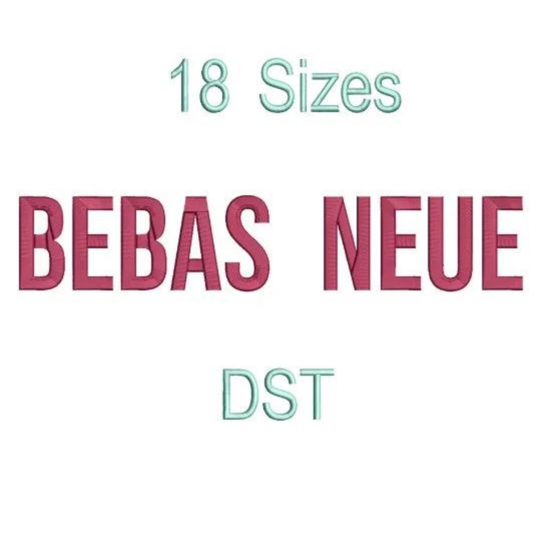 Bebas Neue Font,dst,calligraphy Fonts,machine Embroidery,embroidery ...