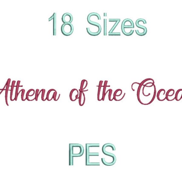 Athena Embroidery - Etsy