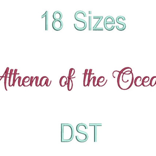 Athena Embroidery - Etsy
