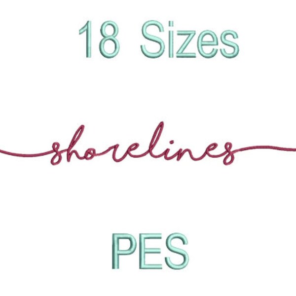 Shorelines Script Font - Etsy